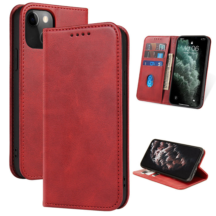 iPhone 14 Case Folio Flip Wallet Phone Case Best Sellers Casebus Magnetic Folio Wallet Phone Case Premium Leather Credit Card Holder Magnetic Closure Flip Kickstand Shockproof Case BRYCE Casebus