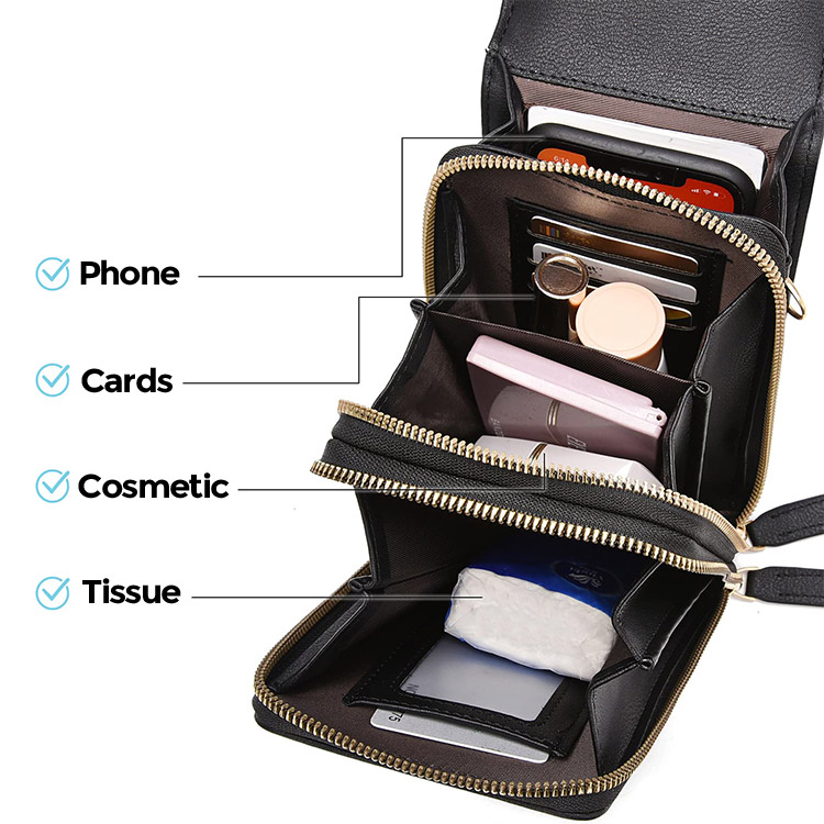 Wallet Crossbody Phone Case - Casebus Classic Phone Purse, Touch Screen ...